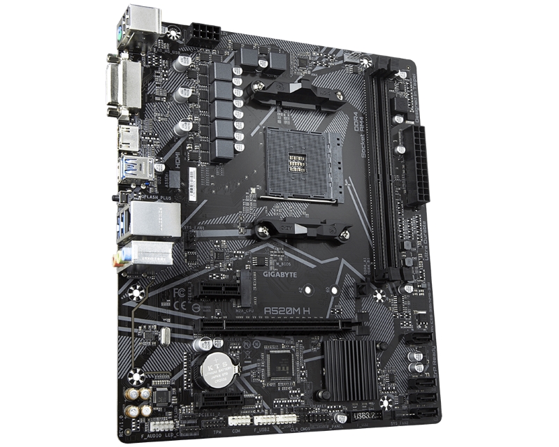 GIGABYTE A520M H rev. 1.0 matična ploča - Tehnospot