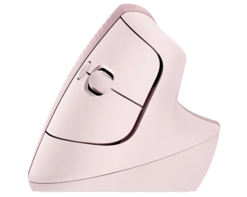 LOGITECH Lift Vertical Ergonomic Wireless miš roze - Tehnospot
